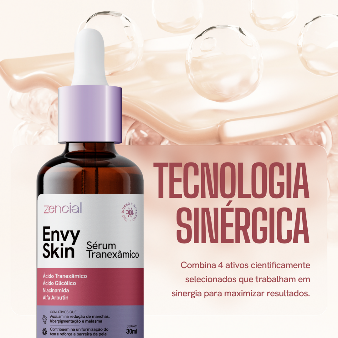 Sérum Clareador Anti-manchas Envy Skin Ácido Tranexâmico – Zencial